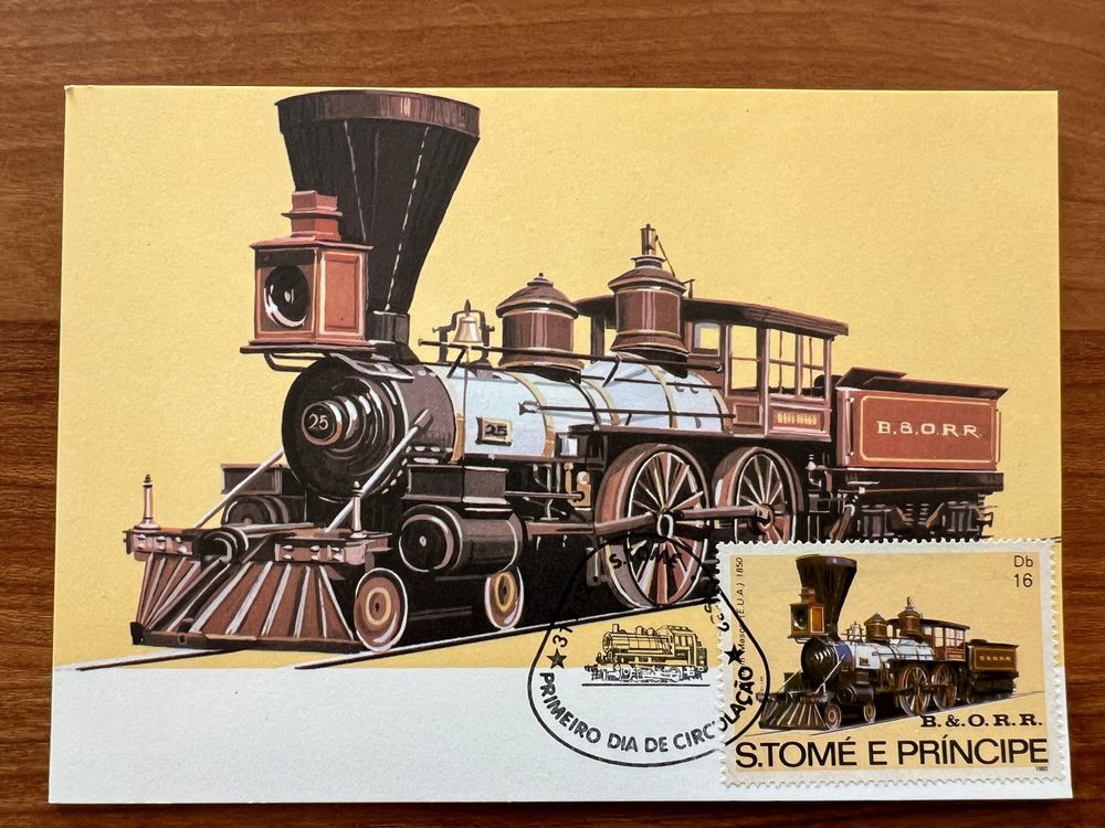 St. Tome Principe Max-Karte W. Mason-Bah 1982 gest. (E1583) (Gebraucht ...