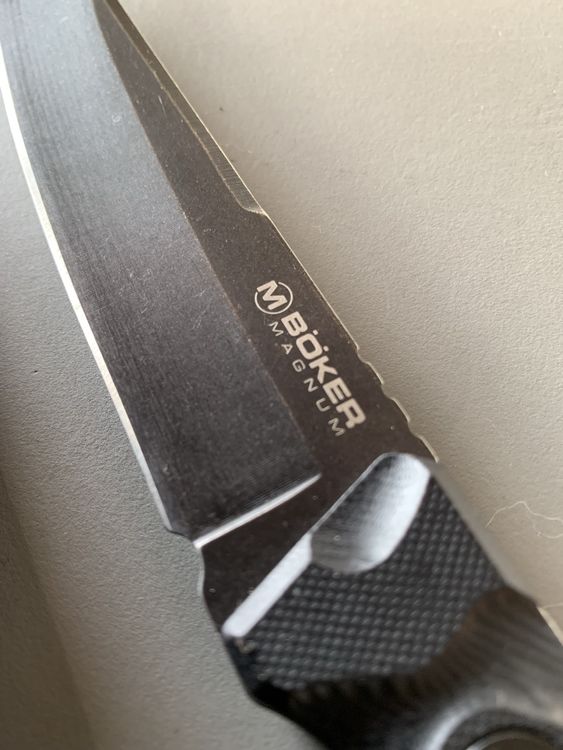 Böker Magnum Messer mit Scheide und Montage (Neu (gemäss Beschreibung ...