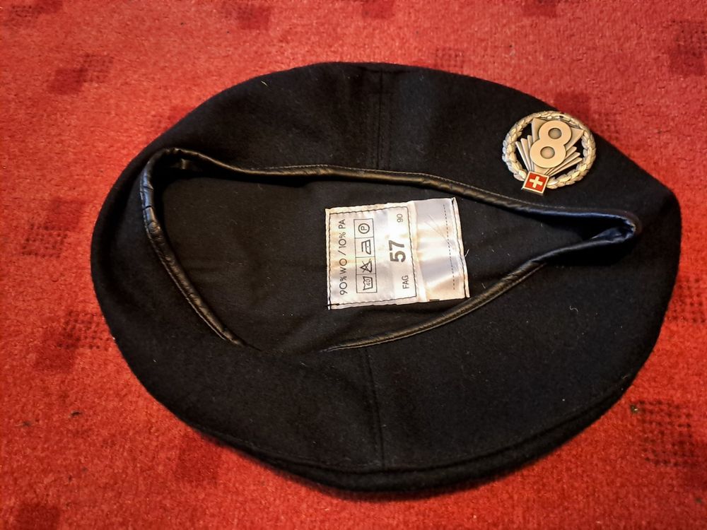 1tes. Barett der Schweiz , jetzt Arbeitsbarett , Gr.57 (Gebraucht) in ...