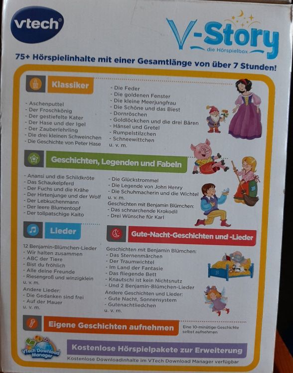 Vtech V-Story, die Hörspielbox (Neu und originalverpackt) in ...