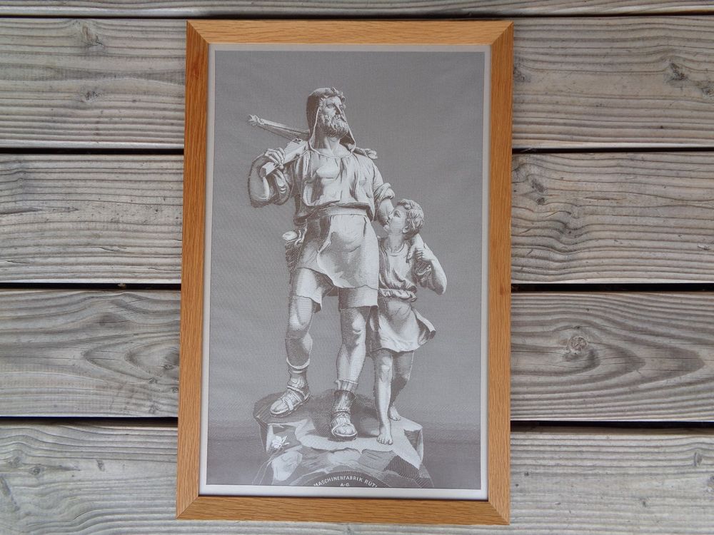 WILHELM TELL MIT ARMBRUST UND SOHN WALTER BILD SEIDENBILD | Acheter sur ...