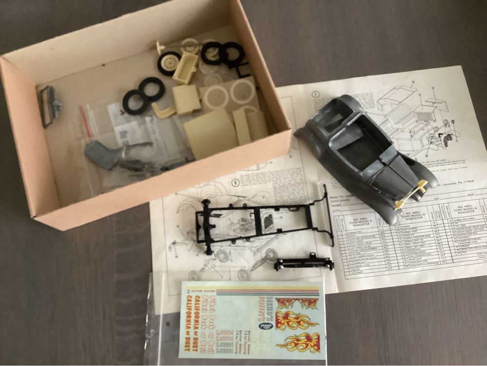 Hubley, Ford Model A Roadster Metall Modellbausatz (Neu (gemäss ...
