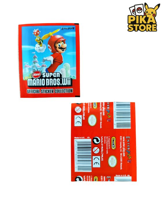 Super Mario Bros. Wii Sticker Box 32x Booster OVP (Neu und ...