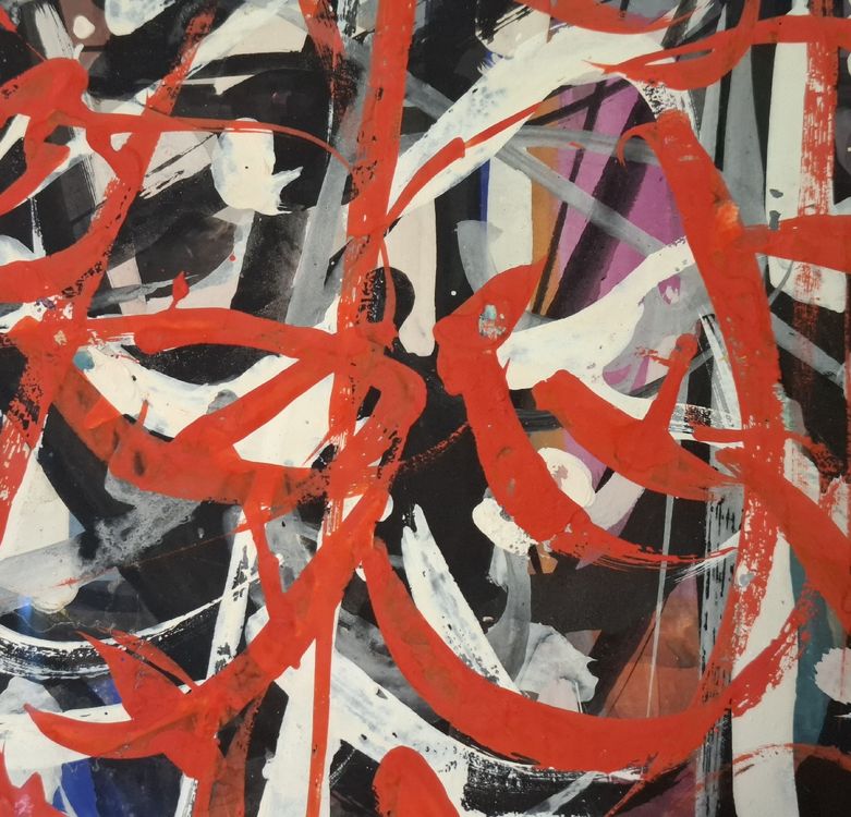 Carl Walter Liner 1960 - Acryl/Mischtechnik auf Papier (Gebraucht) in ...
