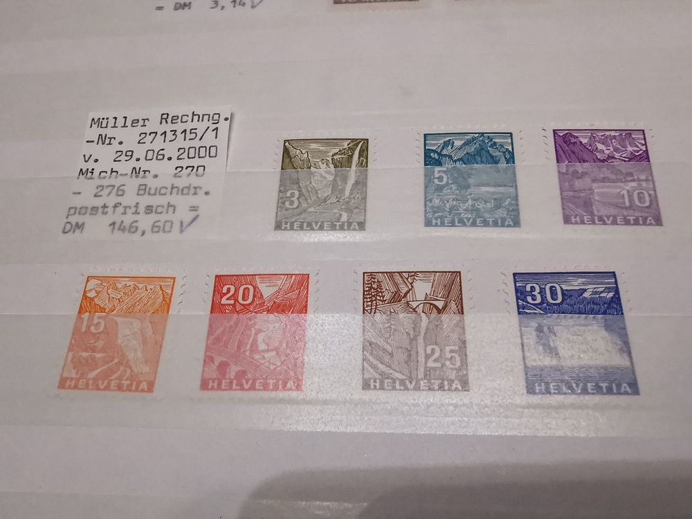 Katalogwert 160 ++ Serie CH 194-200 ** LANDSCHAFTSBILDER (Gebraucht) in Amriswil für CHF 7 – mit ...