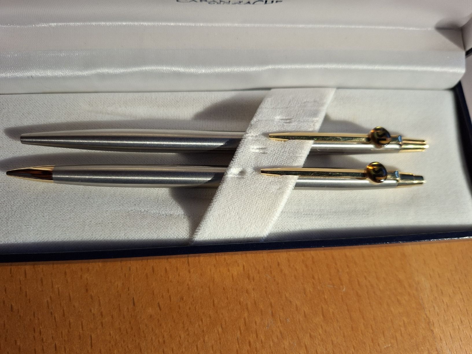 Caran d'Ache Schreibset, Kugelschreiber & Bleistift, Swiss M (Neu und ...