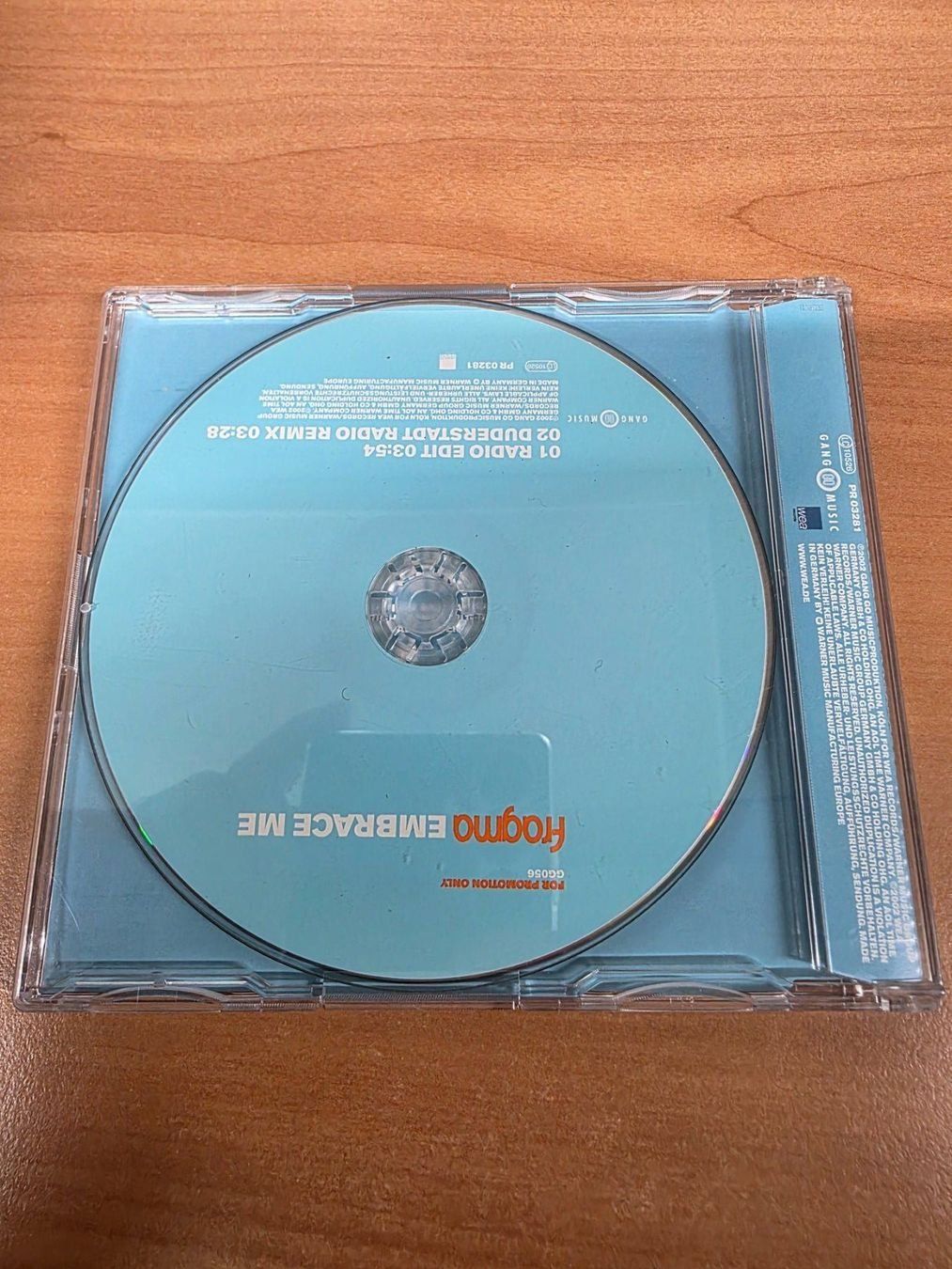 CD Single - Fragma – Embrace Me (PROMO) (2002) (Gebraucht) in Biberist ...