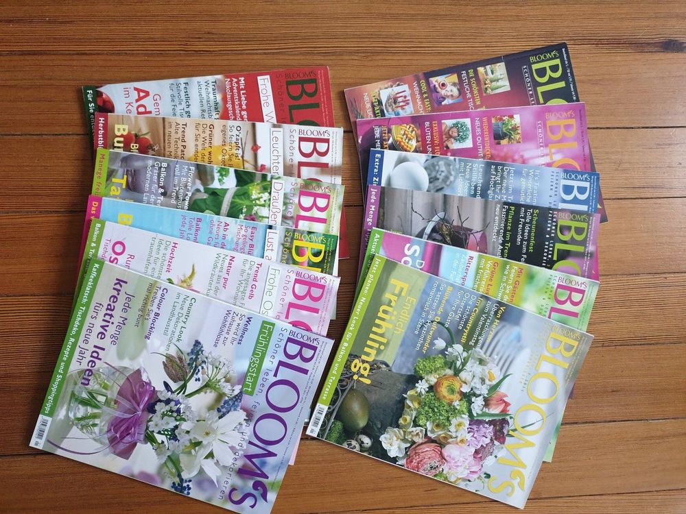 24 BLOOM'S Deko Zeitschriften *Pflanzen* Garten* Terrasse* (Gebraucht ...