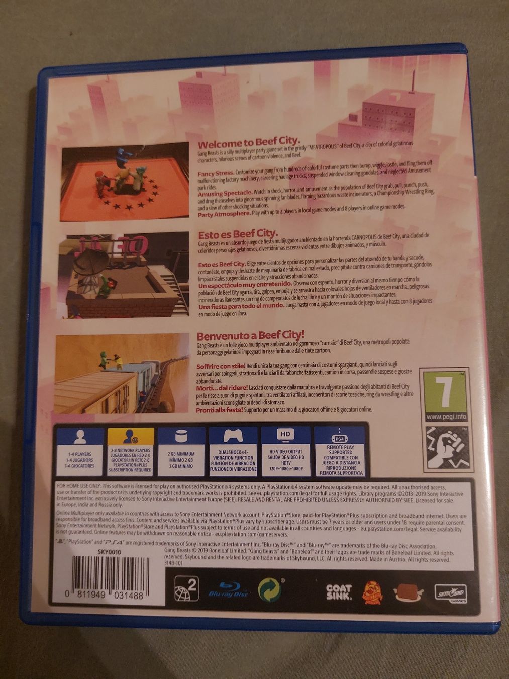 jeux gang beast ps4 (D'occasion) à Bonfol pour CHF 18 – avec livraison ...