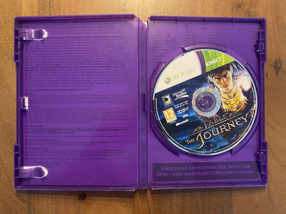 Fable The Journey für Xbox 360 (Kinect) (Gebraucht) in Langenthal für ...