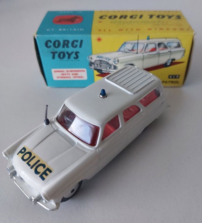 Corgi Toys 419 Ford Zephyr Police Car mit Original Box | Kaufen auf Ricardo