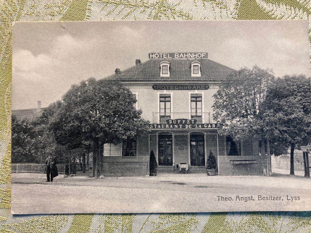 Hotel Bahnhof,Lyss!Bes.Theo Angst! (Gebraucht) in Ascona für CHF 8 – mit Lieferung auf Ricardo ...