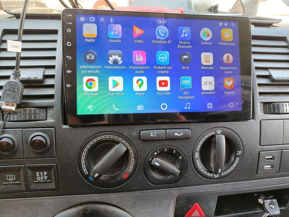 vw T5 Radio universale android 9" qled ,Navi ,Dab+,bluetooth (Nuovo ...