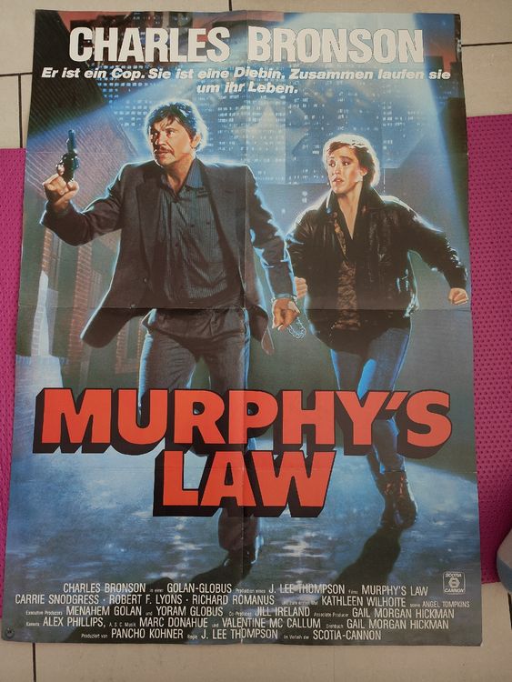 affiche cinema Charles Bronson Murphy 's Law 83*60cm (Gebraucht) in ...
