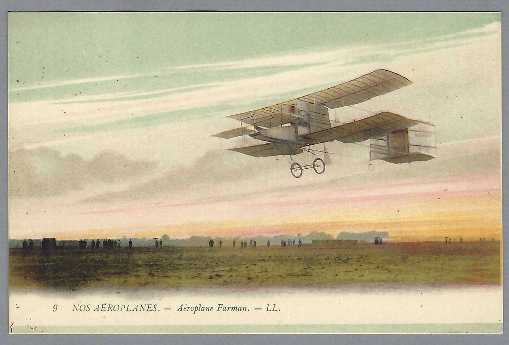 AÉROPLANE FARMAN, *, RÉIMPRESSION VINTAGE | Kaufen auf Ricardo