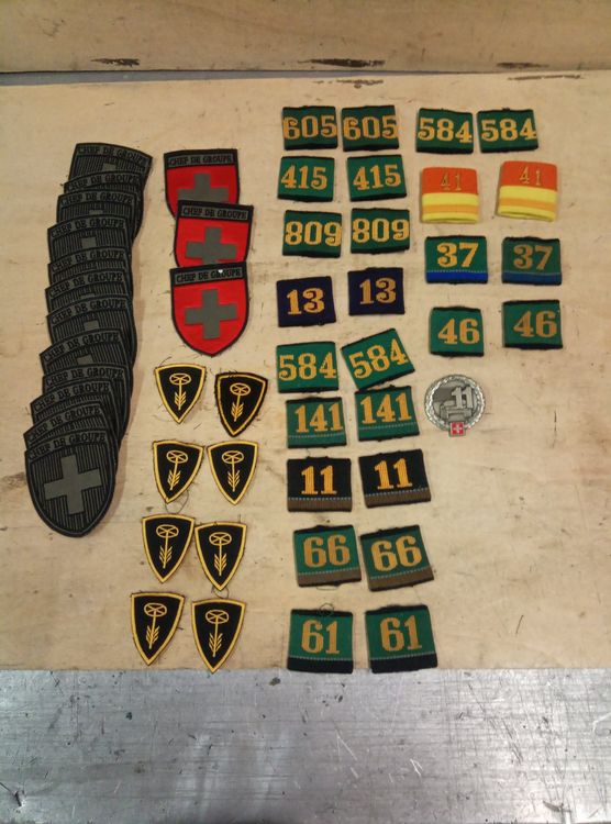 Div. Badges, Aufnäher, Batten Schweizer Armee (Gebraucht) in Safenwil ...