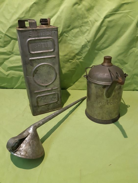 Bidon d'huile SHELL - burette Pétrole - entonnoir | Kaufen auf Ricardo