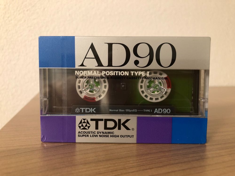TDK AD-90 Audio Kassette Typ I NEU und original verpackt | Kaufen auf Ricardo