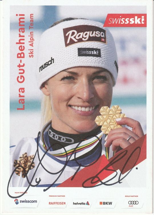 Lara Gut-Behrami / Originalautogramm | Kaufen auf Ricardo