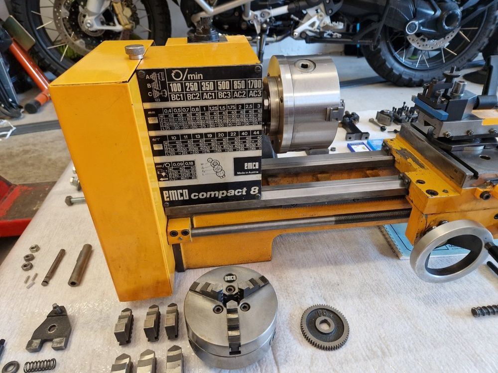 Drehbank emco compact 8 + div. Zugebhör (Gebraucht) in Siebnen für CHF ...
