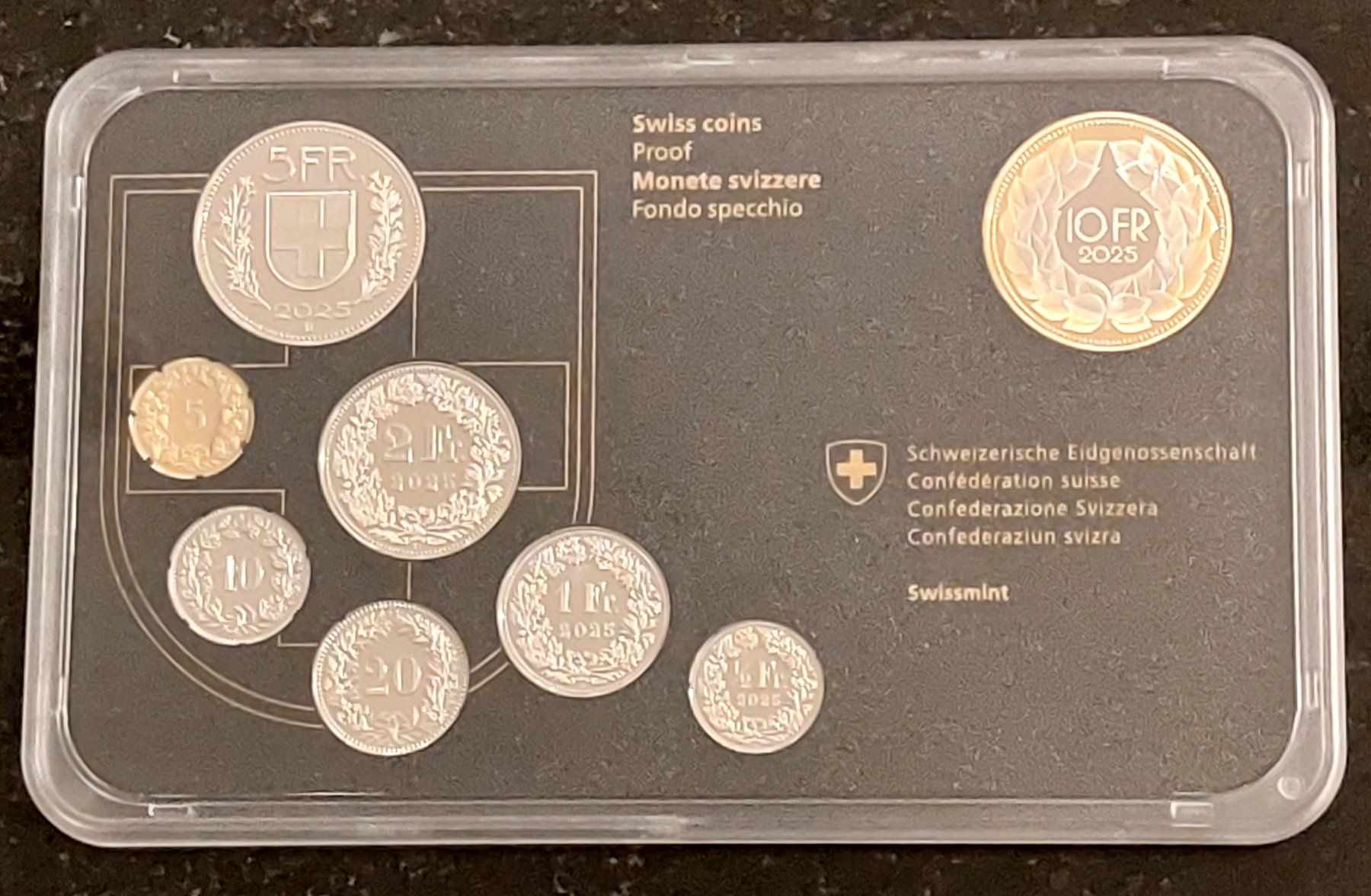 CH - Münzsatz 2025 pp (Neu (gemäss Beschreibung)) in Arch für CHF 125 – mit Lieferung auf ...