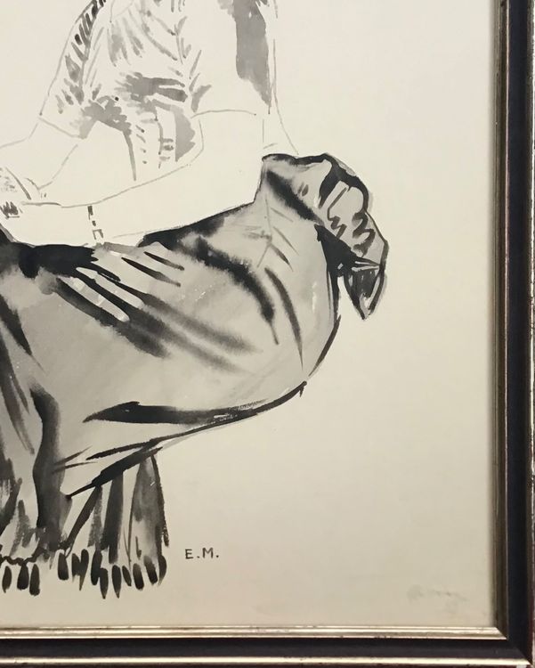 Ernst MOSSDORF (1902-1979) Aquarell von eine Damme (Gebraucht) in Root für CHF 5 – mit Lieferung ...