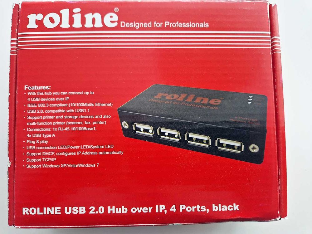 Roline USB Hub over IP, 4 Ports, Gigabit Ethernet (Gebraucht) in Thun ...