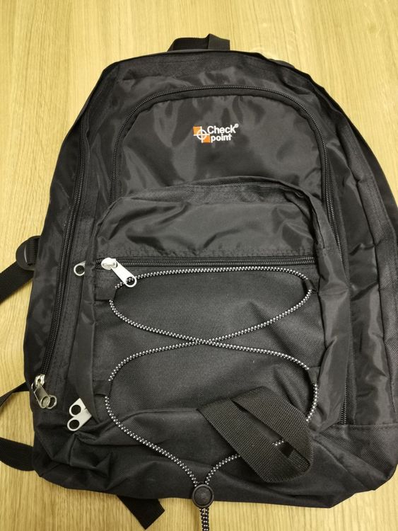 Sac à dos Checkpoint backpack noir | Kaufen auf Ricardo