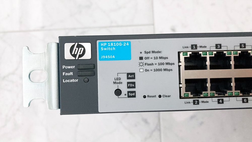 HP ProCurve Switch 1810G-24 (J9450A) für Bastler (Defekt) in Termen für ...
