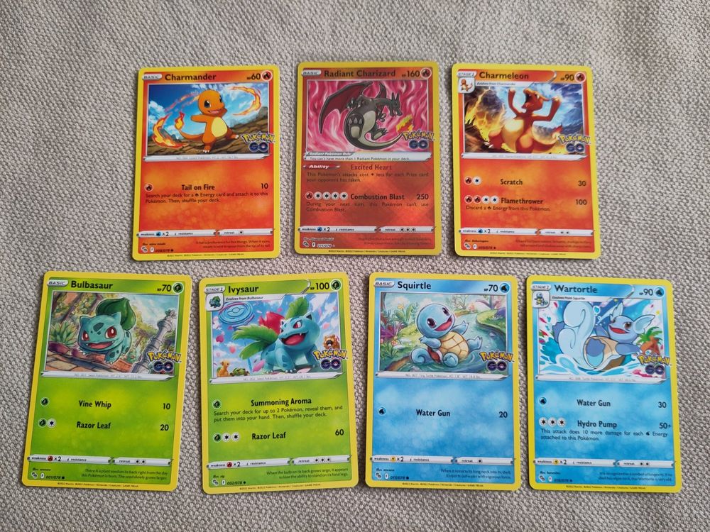 Pokemon Go Radiant Charizard & starters 011/078 - EN | Kaufen auf Ricardo