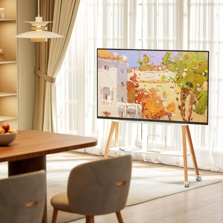 Tv Stander Mit Rollen Design