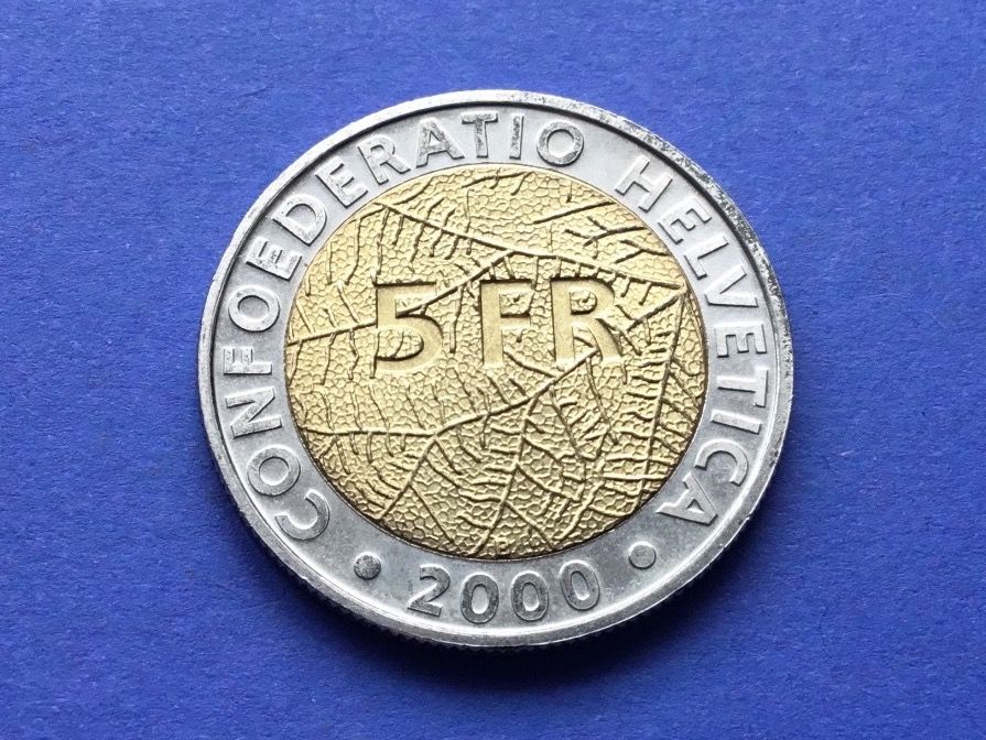 5 Franken Gedenkmünzen 150 J.Schweizer Franken 2000 | Kaufen auf Ricardo