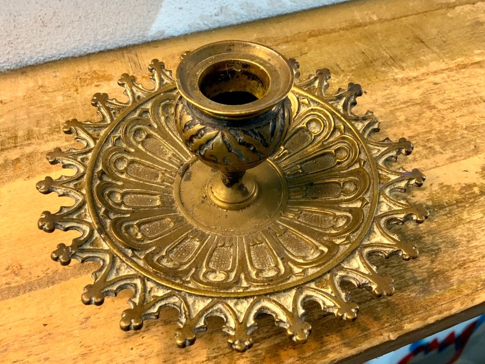 JUGENDSTIL KERZENHALTER BRONZEGUSS FRANKREICH UM 1900 (Gebraucht) in Biglen für CHF 16 – mit ...