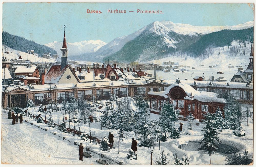 Davos. Kurhaus -- Promenade (1908) | Kaufen auf Ricardo