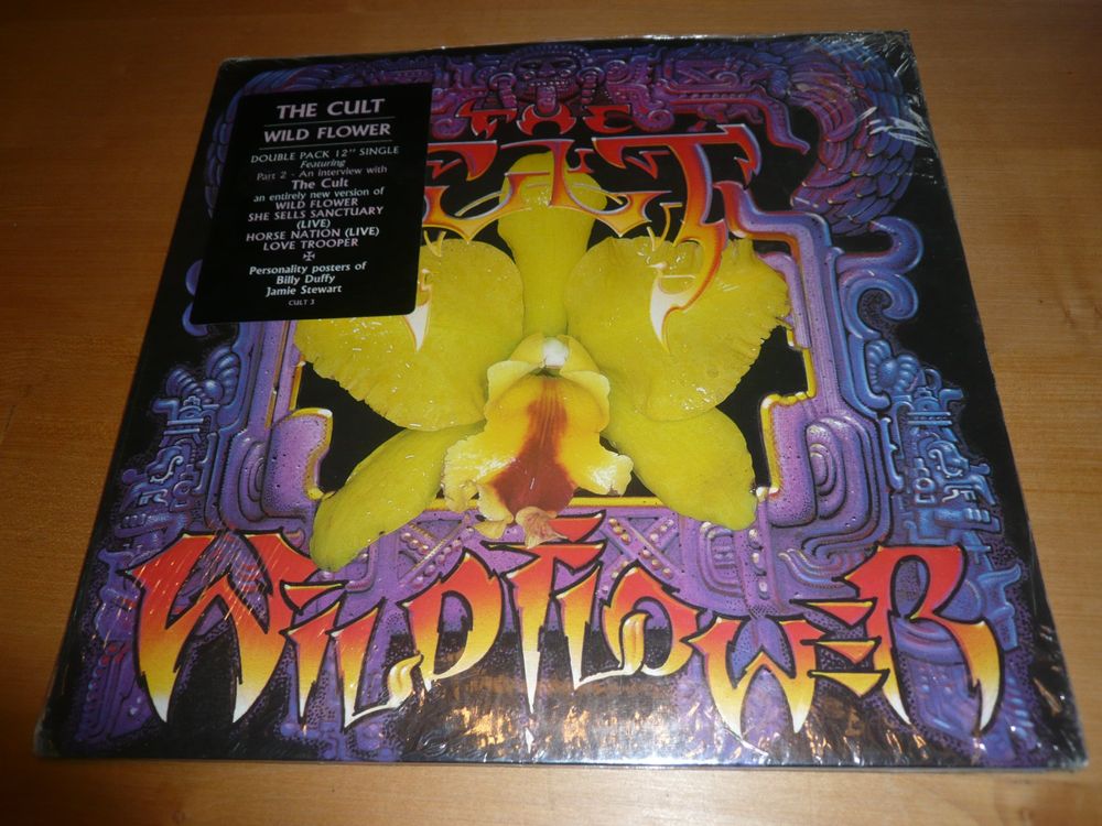 THE CULT Wild Flower 2 x 12" - CANADA 1987 - Vertigo CULT 3 (Neu und ...
