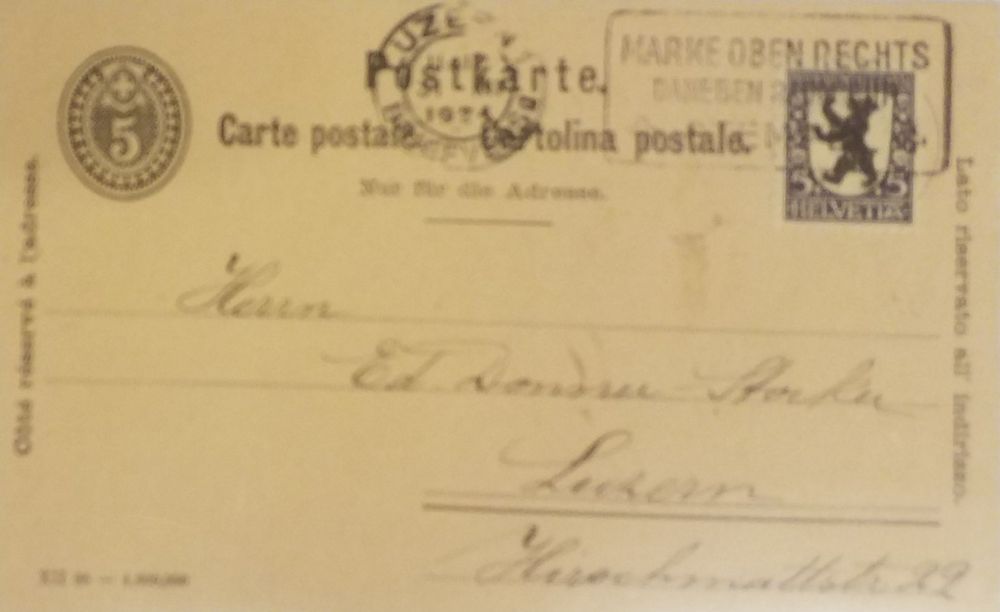 JB32) 1924, Pro Juventute schöner Karte mit Sonderstempel (Neu (gemäss ...