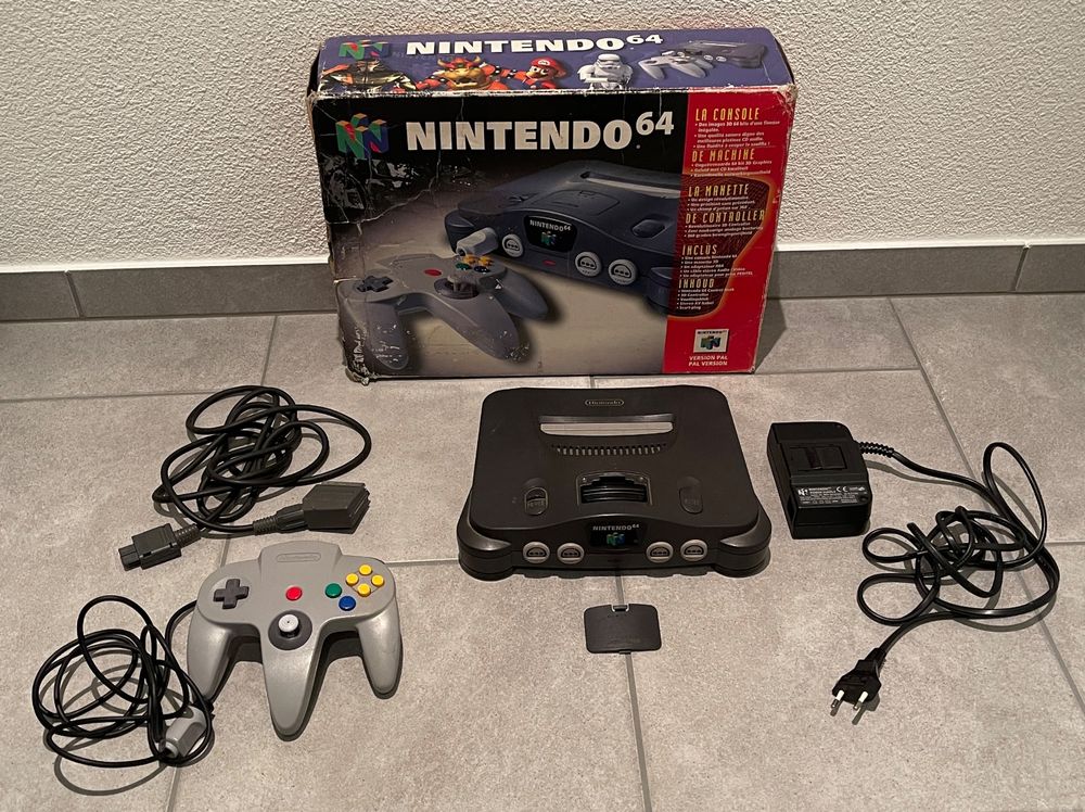 Nintendo 64 Konsole mit OVP und Controller (Gebraucht) in Hinwil für ...