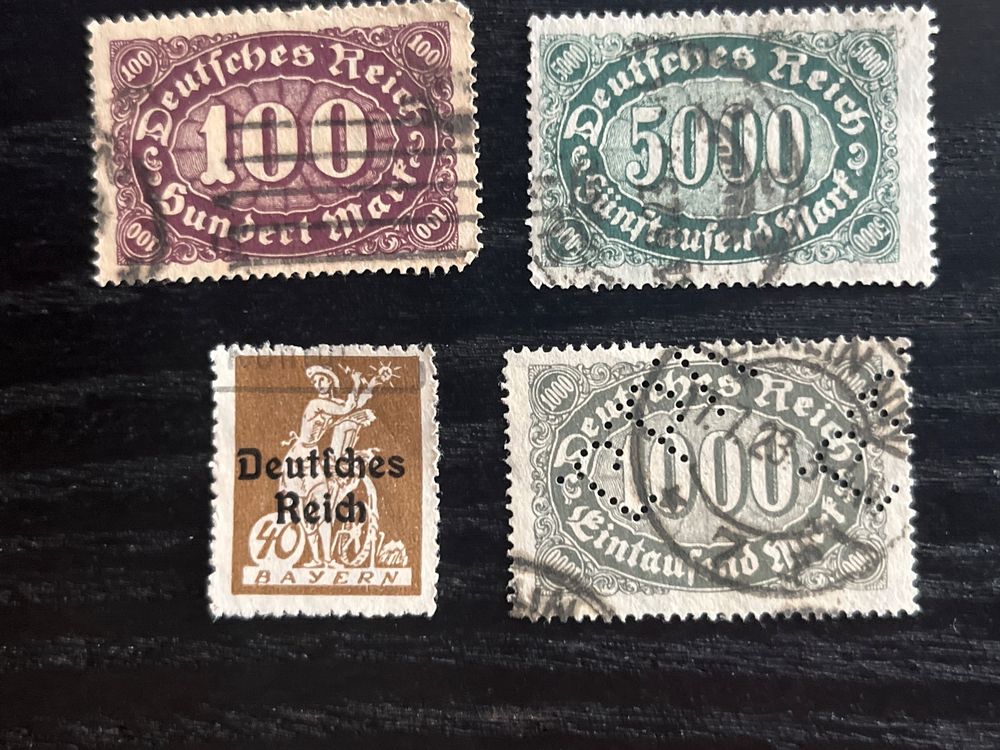 DR Deutsches Reich Briefmarke Lot ab 1 CHF !!! (Gebraucht) in Chiasso für CHF 1 – mit Lieferung ...