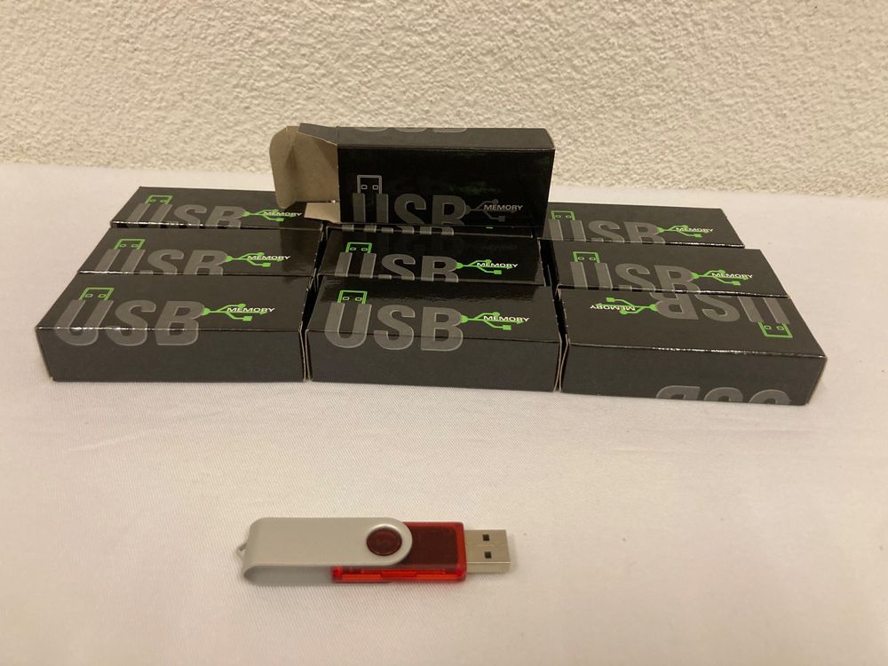 USB Stick, 4 GB, 10 Stück, rot (Neu und originalverpackt) in Neuenhof ...