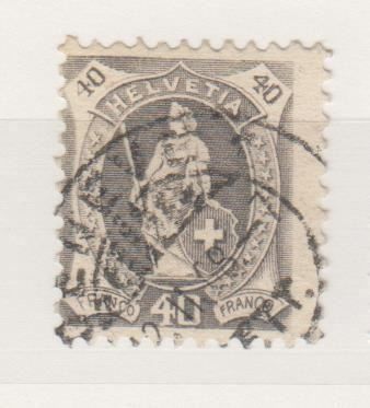 Hélvétie debout 89A oblitéré (300.--) (Gebraucht) in Monte Carasso für ...