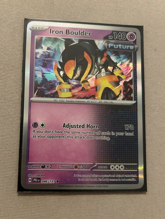 Iron Boulder holo 046/131 SV8.5 Prismatic Evolutions EN (Neu (gemäss ...