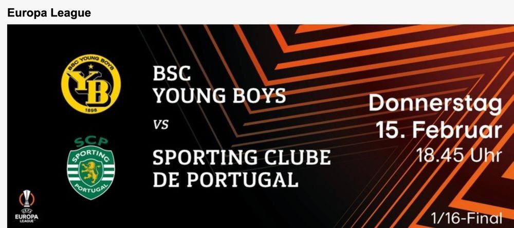 YB Ticket vs Sporting Club im C Balkon | Kaufen auf Ricardo