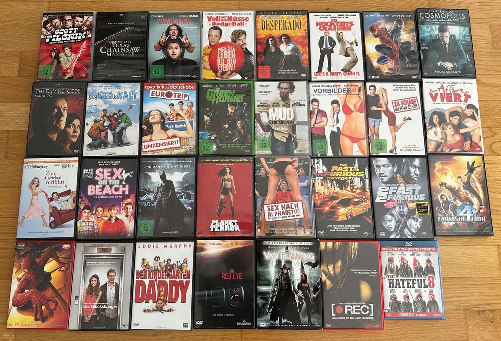 139 DVD's ab CHF 1 (Preis für alle DVD's zusammen) (Gebraucht) in Sumiswald für CHF 77 – nur ...