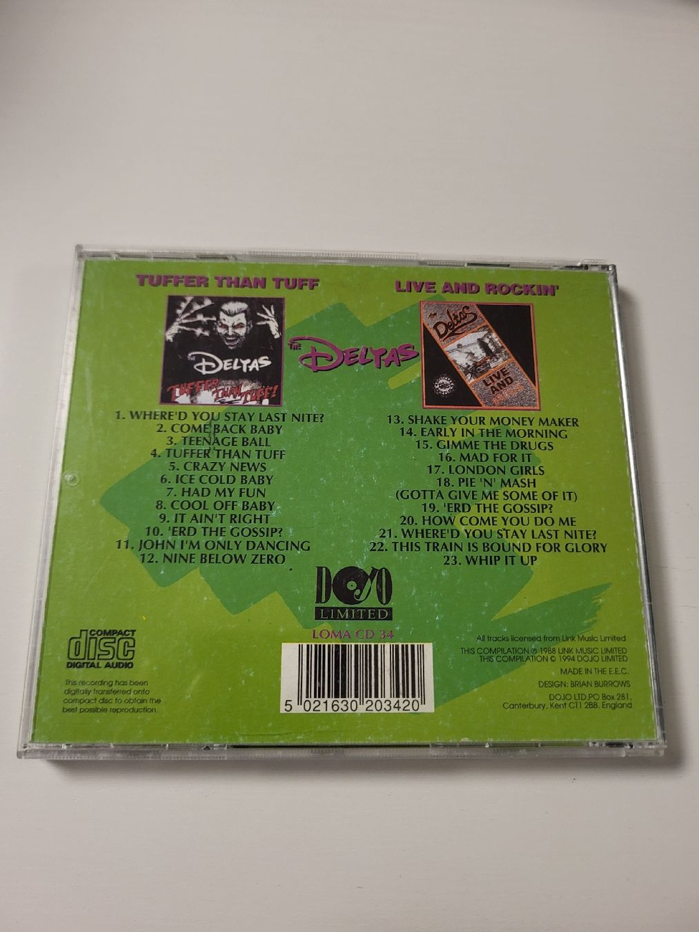 The Deltas - Tuffer Than Tuff / Live And Rockin' - CD (Neu (gemäss ...