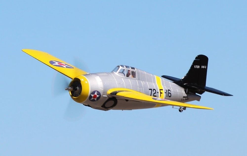 Lanxiang F4F Wild Cat 1200mm mit EL Einziehfahrwerk | Kaufen auf Ricardo