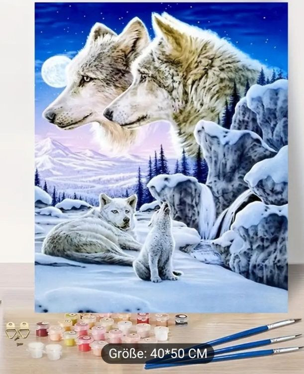 Malen nach Zahlen**** Wolf H65 (Neu und originalverpackt) in Obergösgen für CHF 15 – mit ...