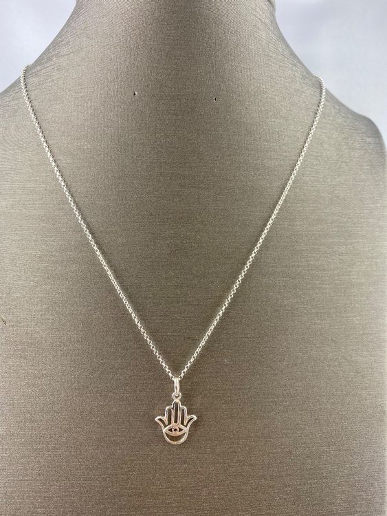 Halskette hand der fatima in 925 silber | Kaufen auf Ricardo
