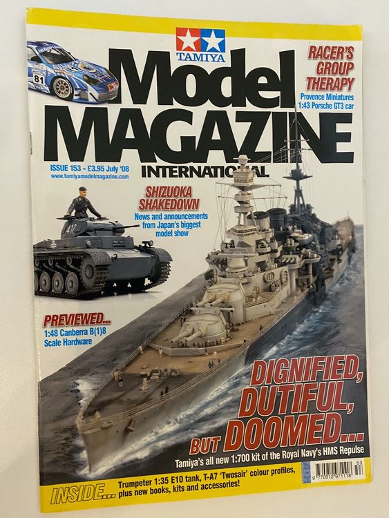 MAG ENG TAMIYA MODEL MAGAZINE 153 JULY 08 (Gebraucht) in MÜHLEDORF/SO ...