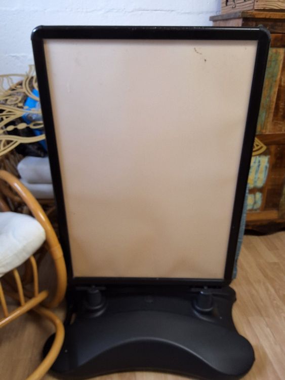 Robuster Kundenstopper /Werbeaufsteller für Aussenbereich A1 (Gebraucht) in Embrach für CHF 55 ...