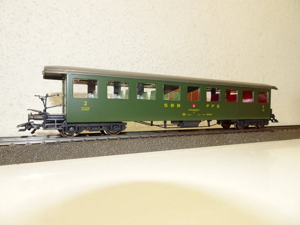 Roco Personenwagen SBB 2.Kl. 001-0 Seetal HO 44731 (R1) (Gebraucht) in ...